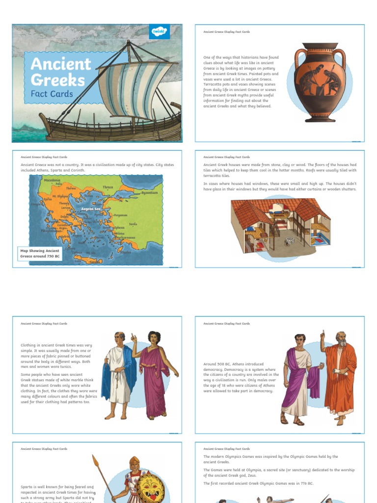 Facts About Ancient Greek Life | PDF | Ancient Greece | Greece