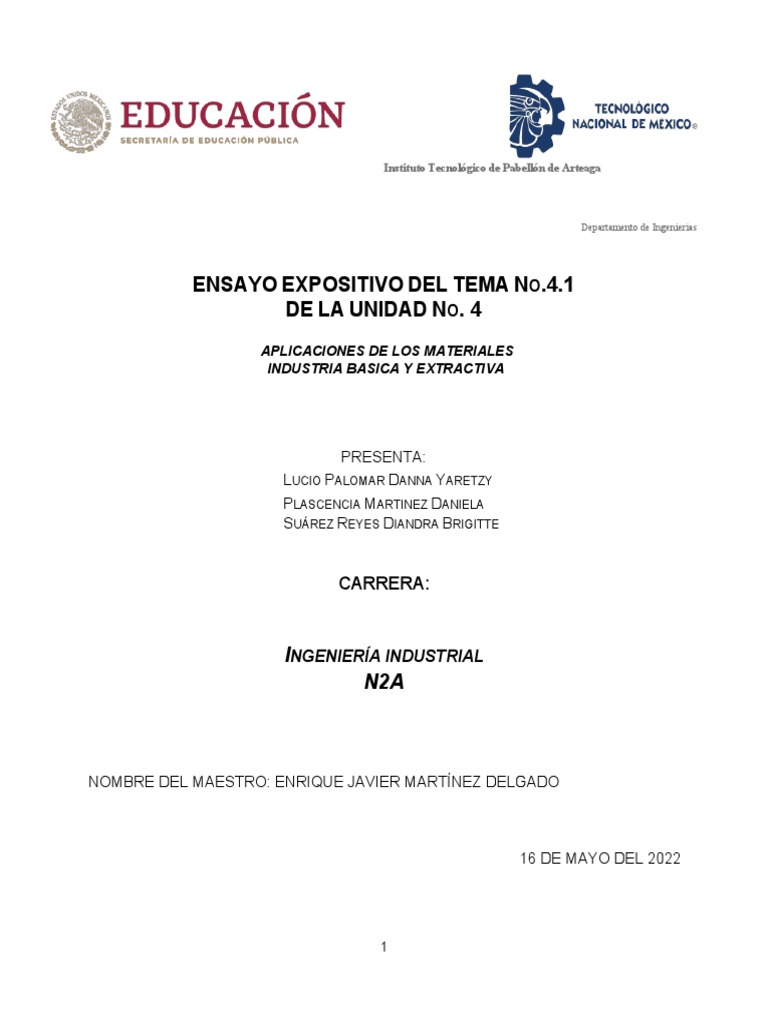 Industria Básica y Extractiva en México | PDF