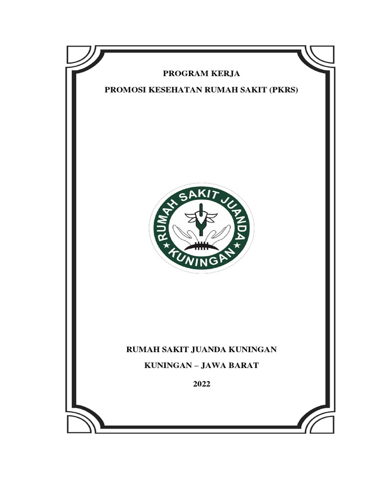 Program Kerja PKRS 2022 | PDF