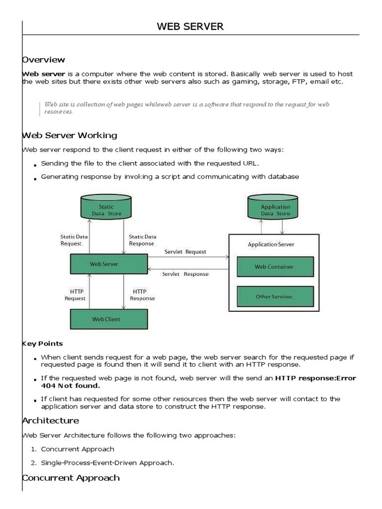 HTML - Web Servers | PDF | World Wide Web | Internet & Web