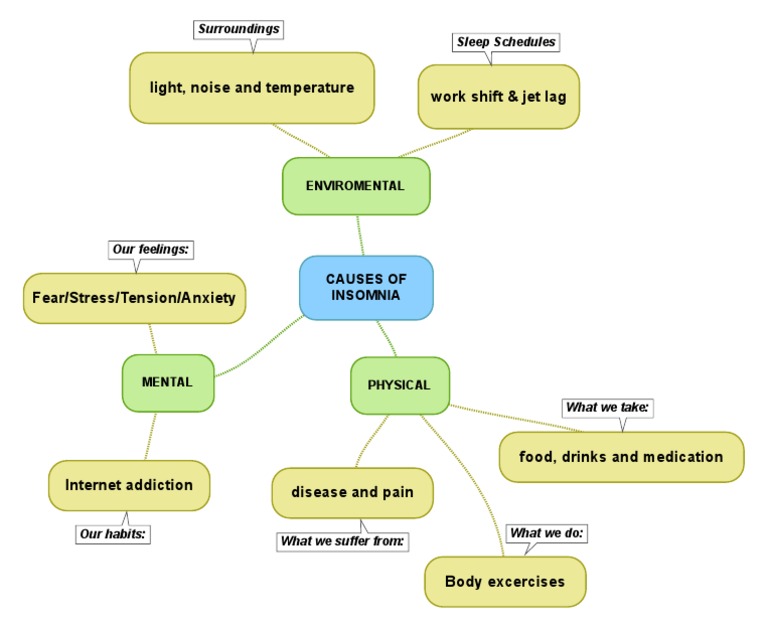 Causes of Insomnia | PDF | Wellness