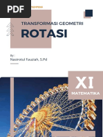 Rumus dan Contoh Rotasi Geometri | PDF