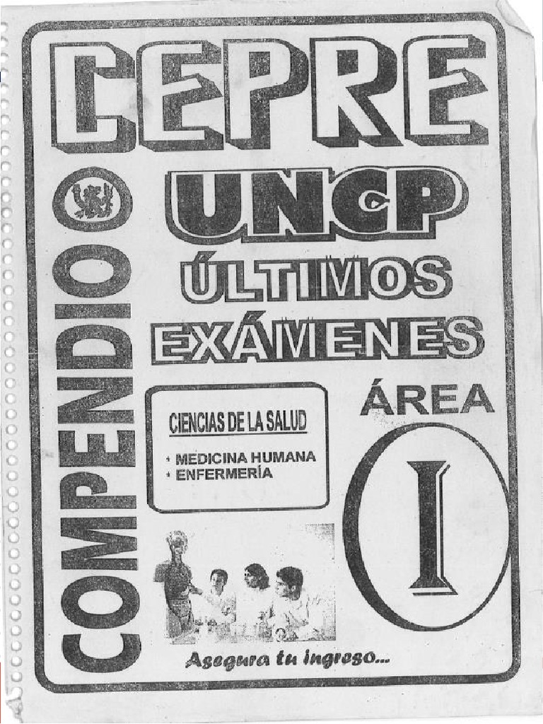 Exámenes Cepre Uncp Área I | PDF