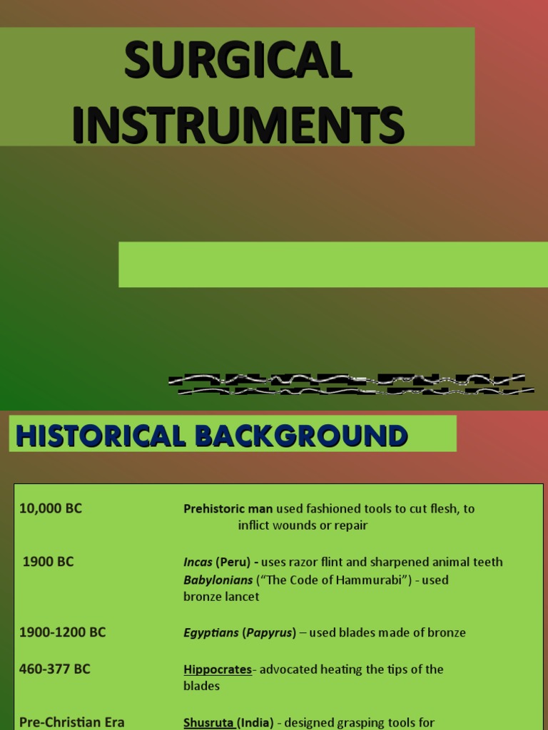 Surgical Instruments-2 | PDF | Surgical Suture | Surgery