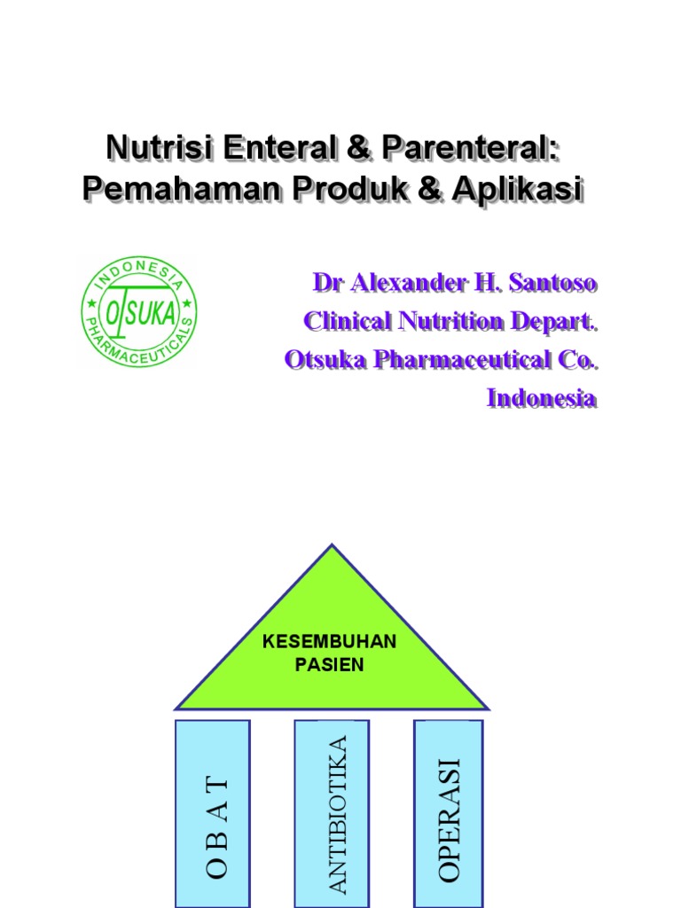 19 - TERAPI CAIRAN-Nutrisi Enteral & Parenteral DR - Eko | PDF