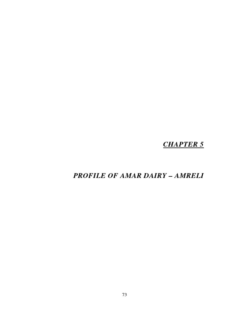 11 - Chapter 5 Amul | PDF | Fat | Milk