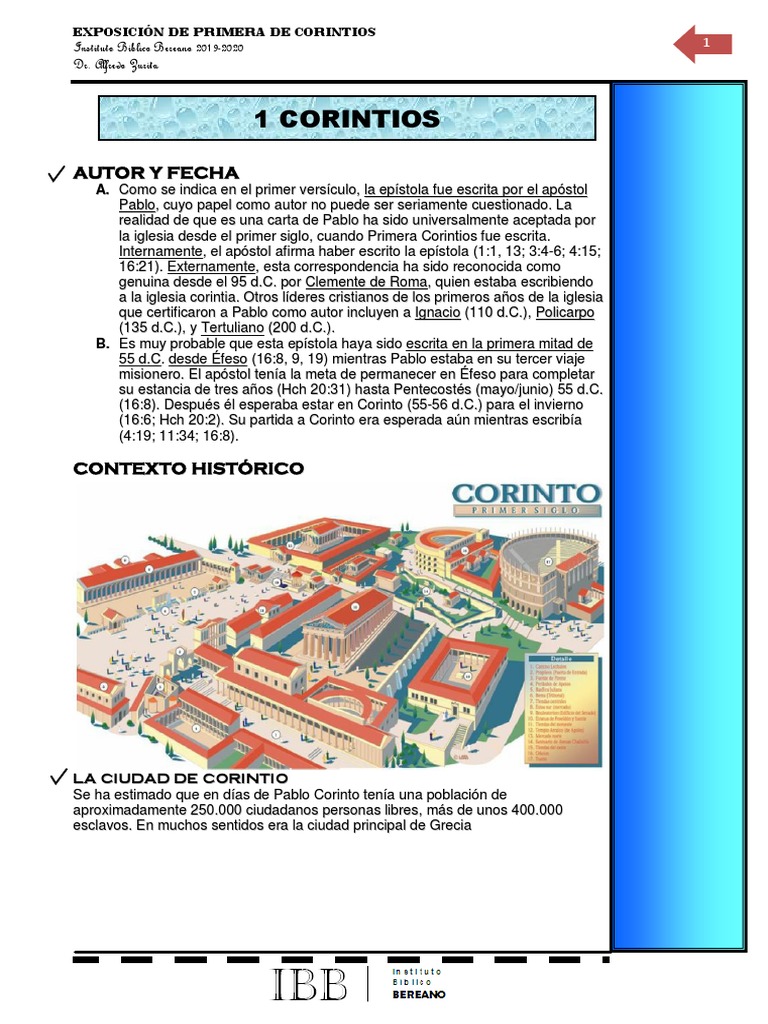 1 CORINTIOS EAZR Pruebas | PDF | Pablo el apóstol | La resurrección de Jesús