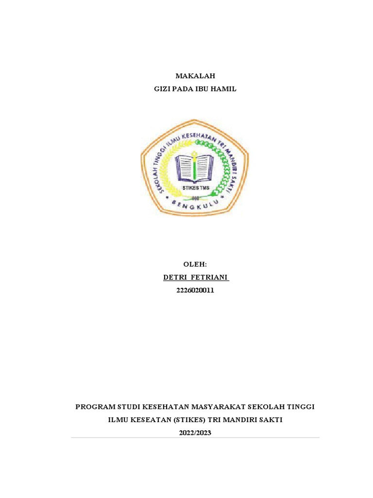 Makalah Halaman Pertama | PDF