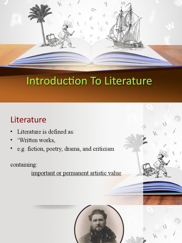 Introduction To Literature | PDF | Poetry | Metre (Poetry)
