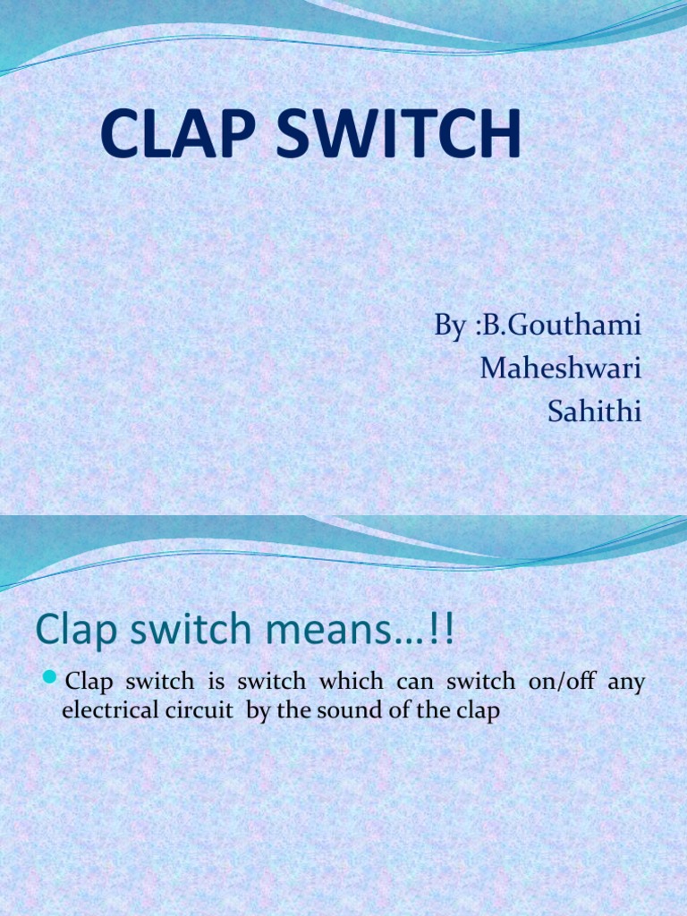Fdocuments - in Clap Switch 55849ac401a14 1 | PDF
