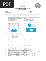 Grade 1 Math Quiz Bee | PDF | Subtraction | Mathematics
