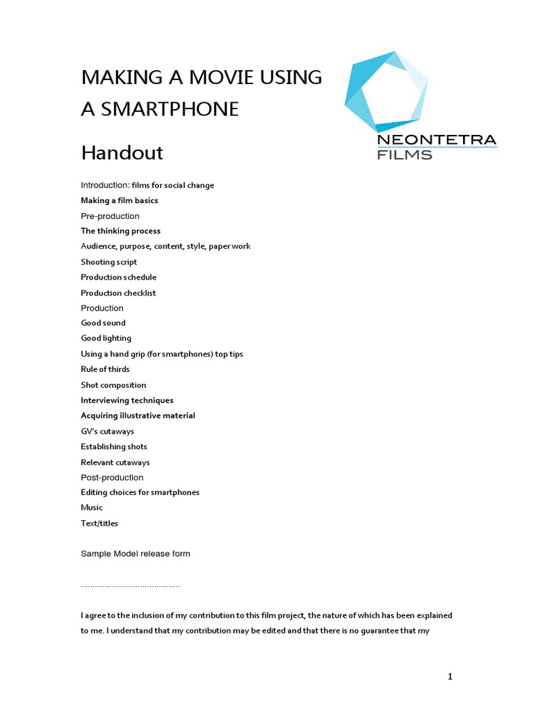 Handouts A Burton Smartphone Vid Clip | PDF | Ios | Interview