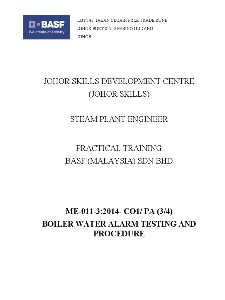 Spe Boiler Water Alarm | PDF | Boiler | Pump