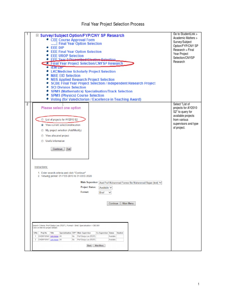 MSE FYP System Guide (Student) | PDF | Computing
