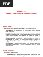 MODULE-1 PART-1 Information Security Fundamentals | PDF | Security ...