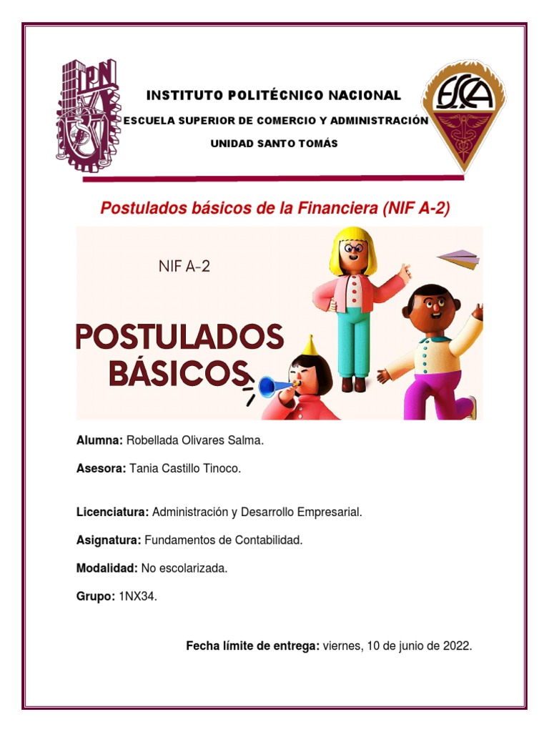 2 - Postulados - Básicos - de - La - Financiera - (NIF A-2) | PDF ...