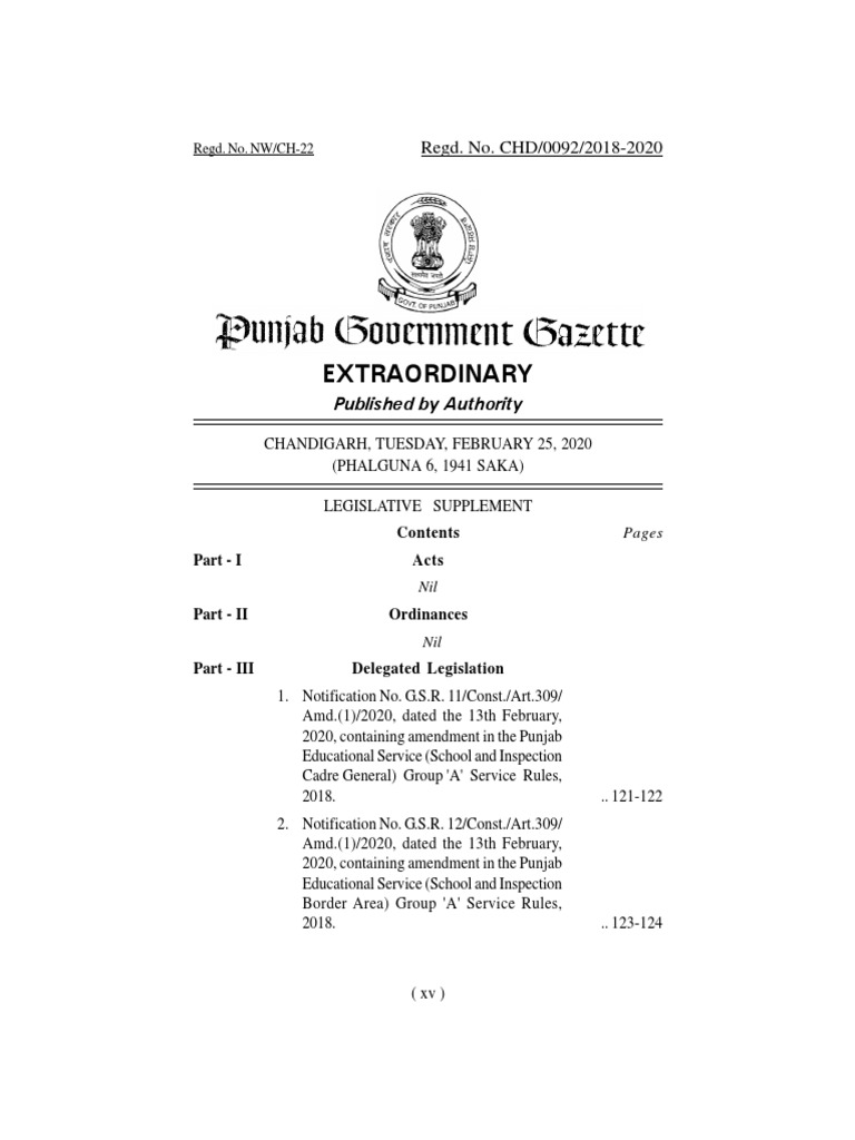 Amended Rules Notification 13-2-20 Reg Group A and B 1976 | PDF | Bachelor's Degree | Government