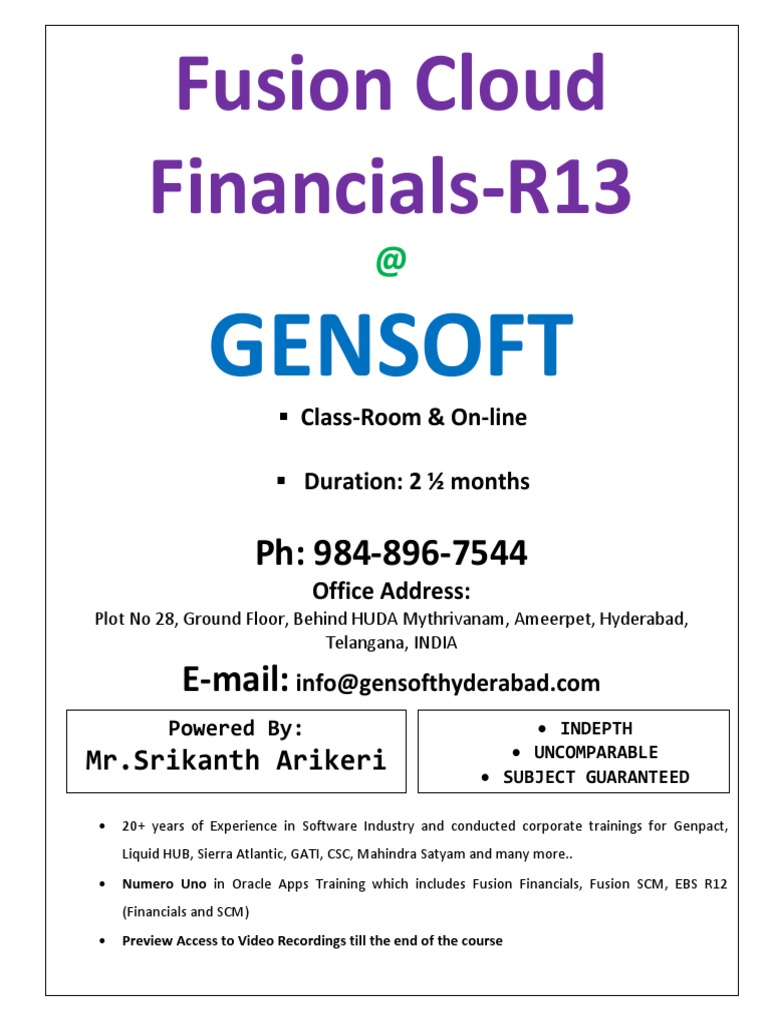 Oracle Fusion Cloud Financials R13 1 | PDF | Accounts Payable | Receipt Oracle Fusion Cloud Financials R13 1 | PDF | Accounts Payable | Receipt