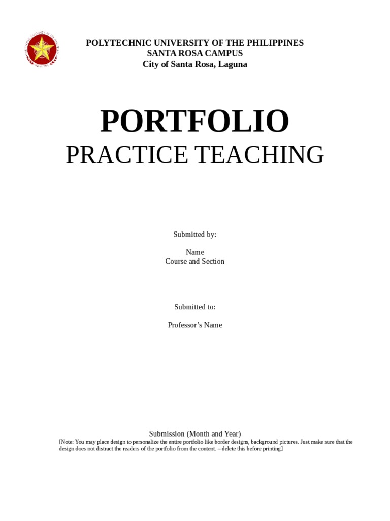 Student Teaching Protfolio Template 2022 | PDF | Lesson Plan | Teachers