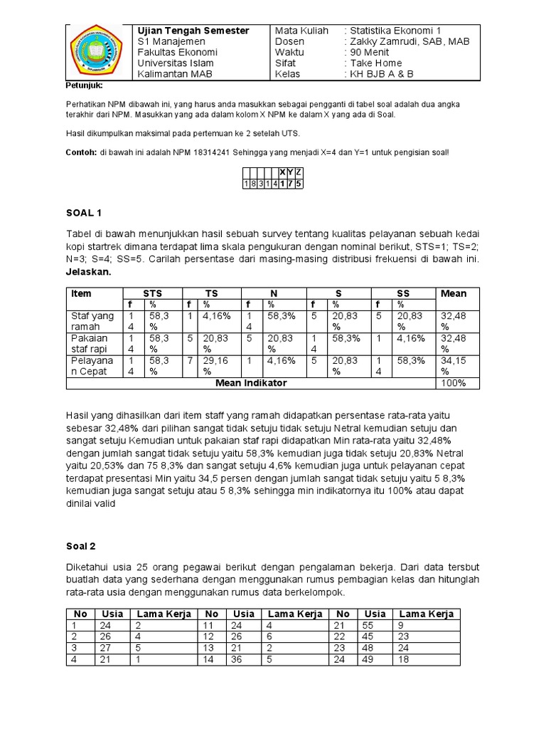 UTS Soal SE Nonreg | PDF
