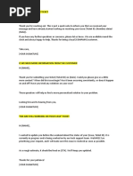 Sample Letter Cancellation Internet Provider | PDF | Finance & Money ...