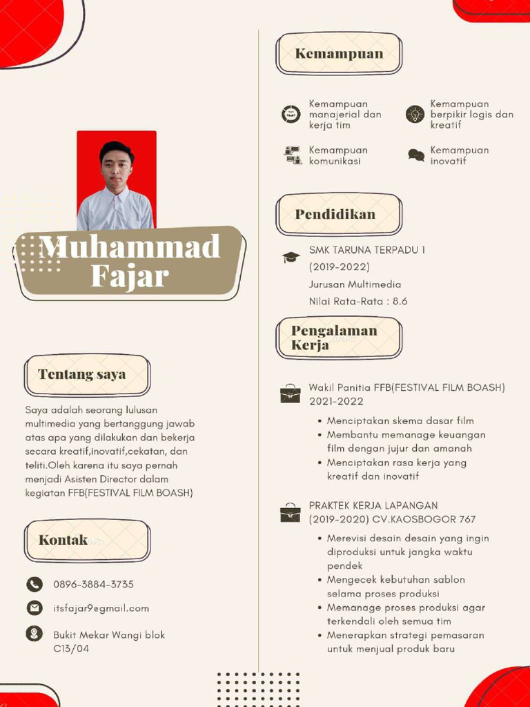 CV Fajar | PDF
