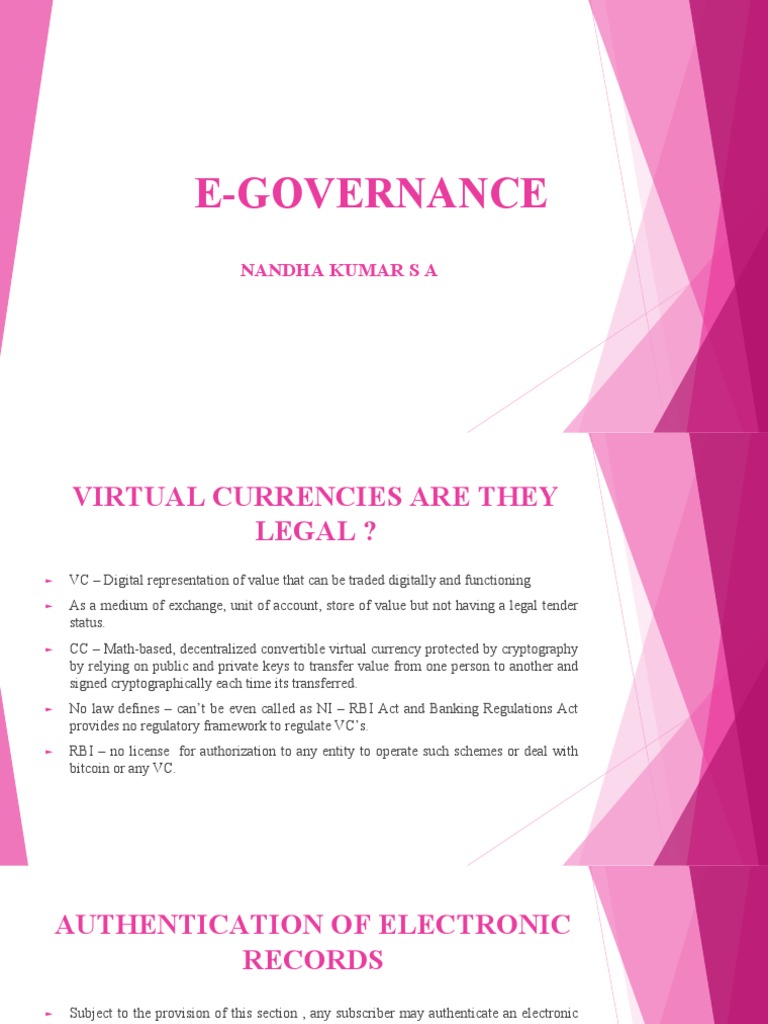 E Governance | PDF | Governance | Records Management