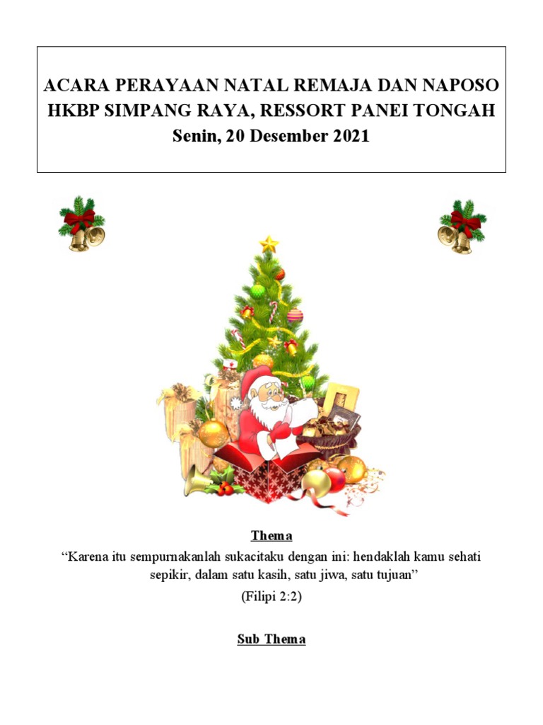 Natal Remaja HKBP Simpang Raya 2021 | PDF