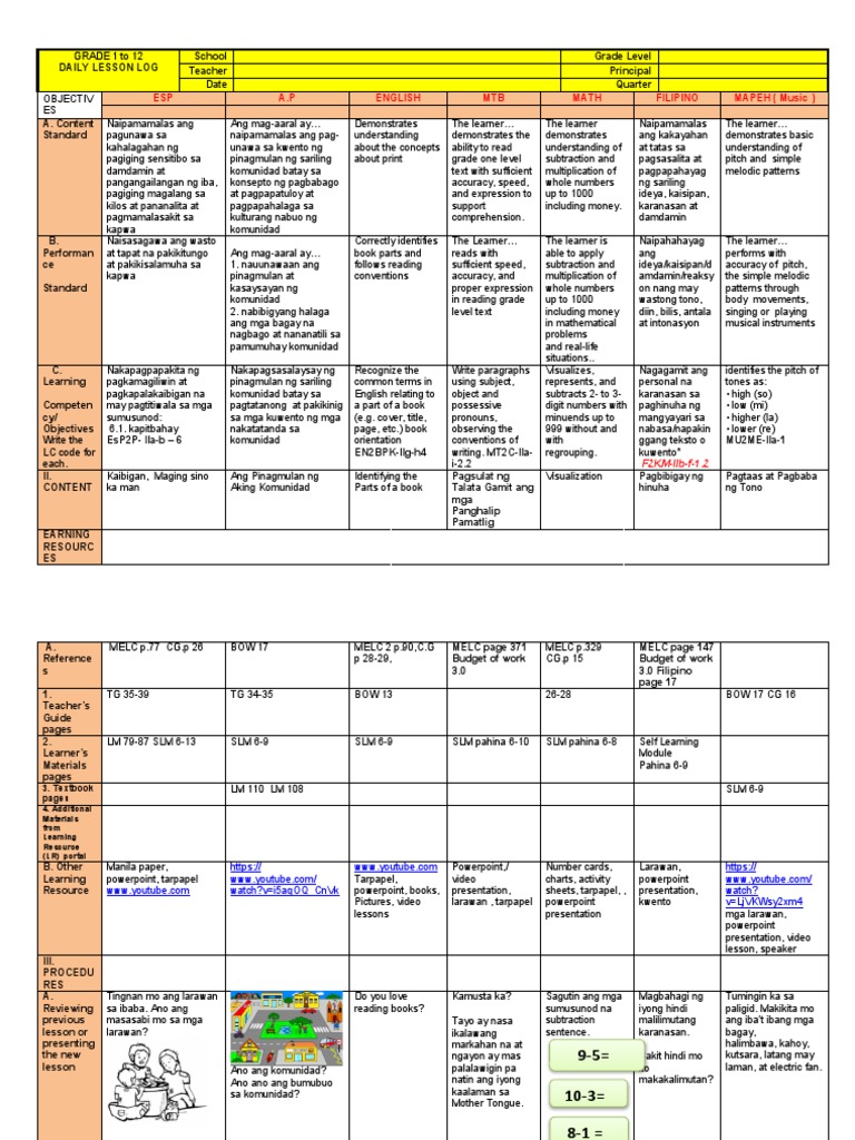 DLL Q2 Week2 Day1 | PDF