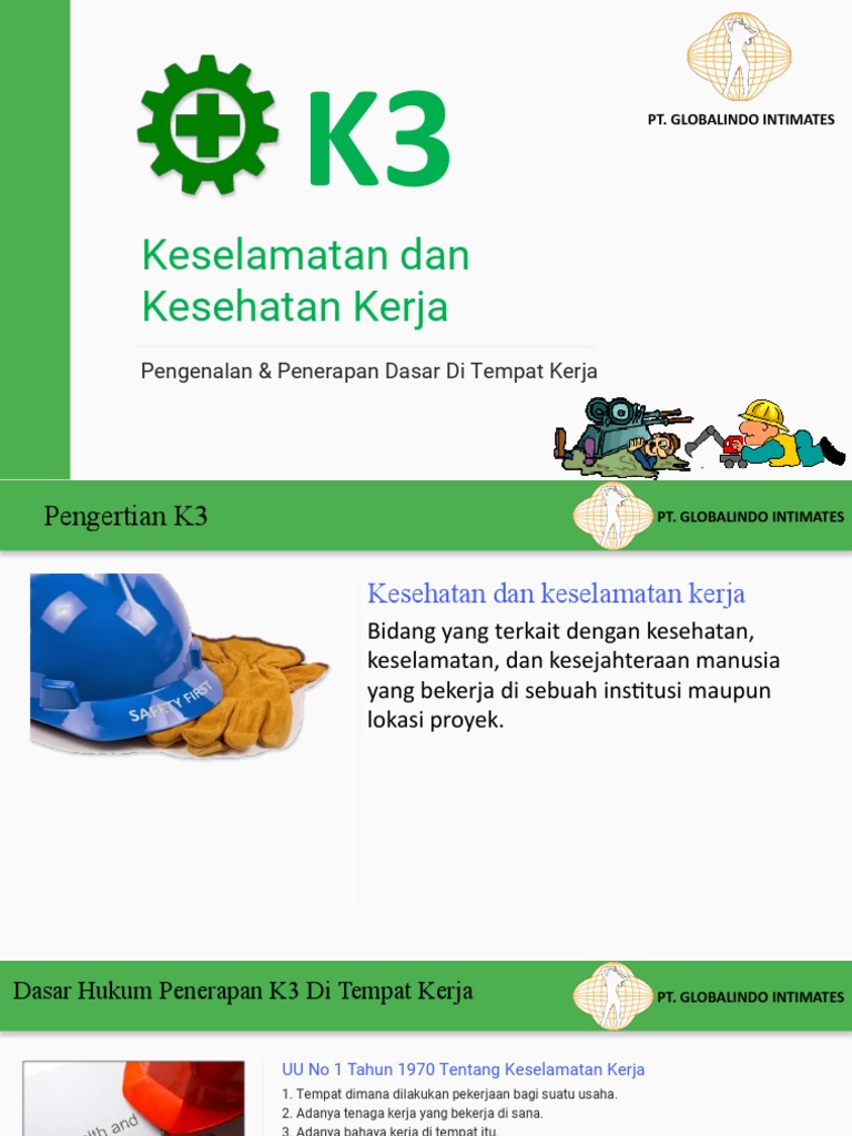 1 Dasar Dasar Keselamatan Dan Kesehatan Kerja K3 Pdf Teknologi