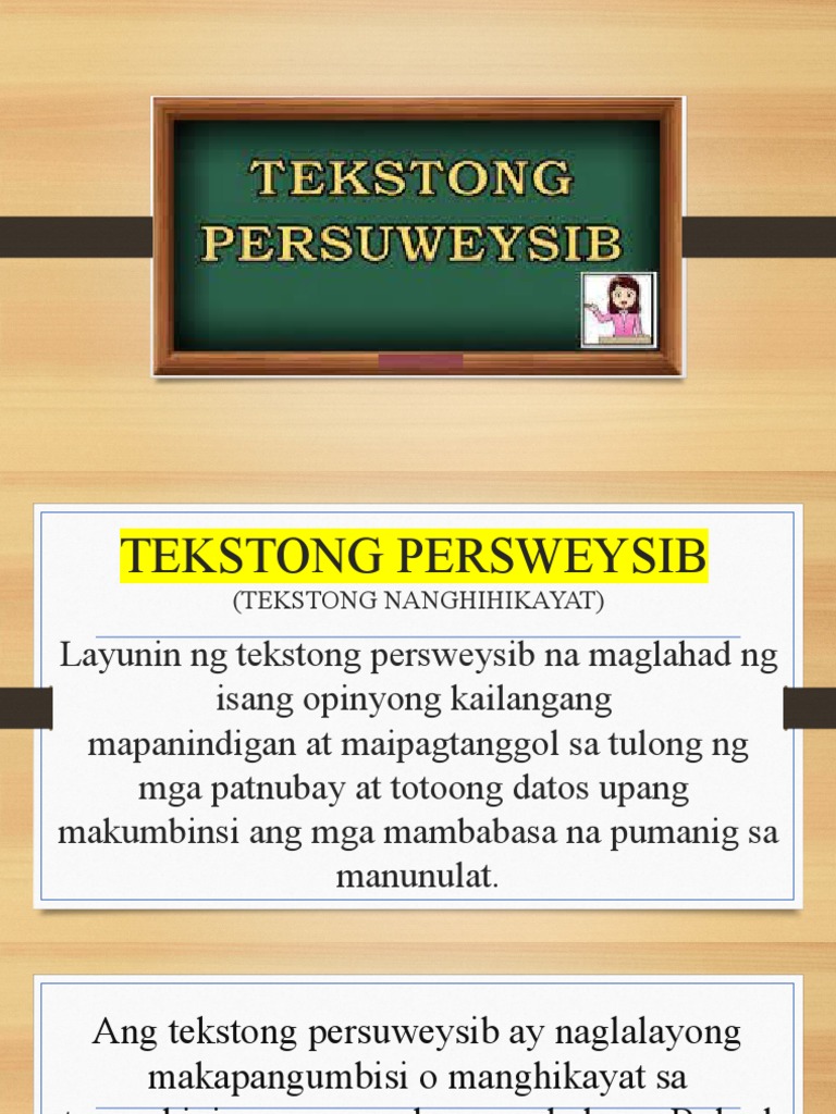 Tekstong Persuweysib | PDF