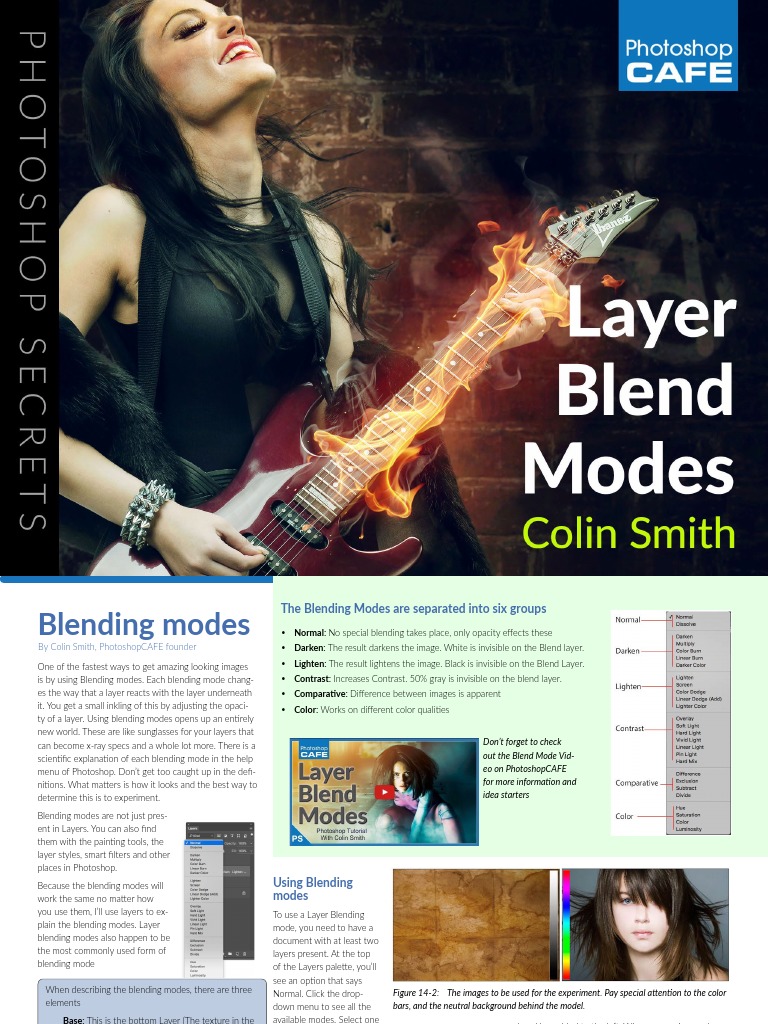 PhotoshopCAFE Blending Modes Ebook | PDF | Imaging | Image Processing
