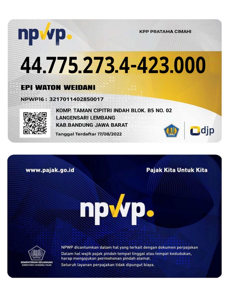 NPWP 2022 | PDF