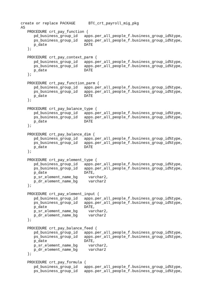 A Guide to Migrating Payroll Data Through Stored Procedures | PDF ... A Guide to Migrating Payroll Data Through Stored Procedures | PDF ...