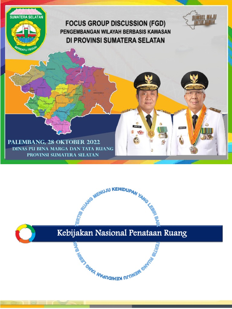 Kebijakan Penataan Ruang Sumsel 2022 | PDF