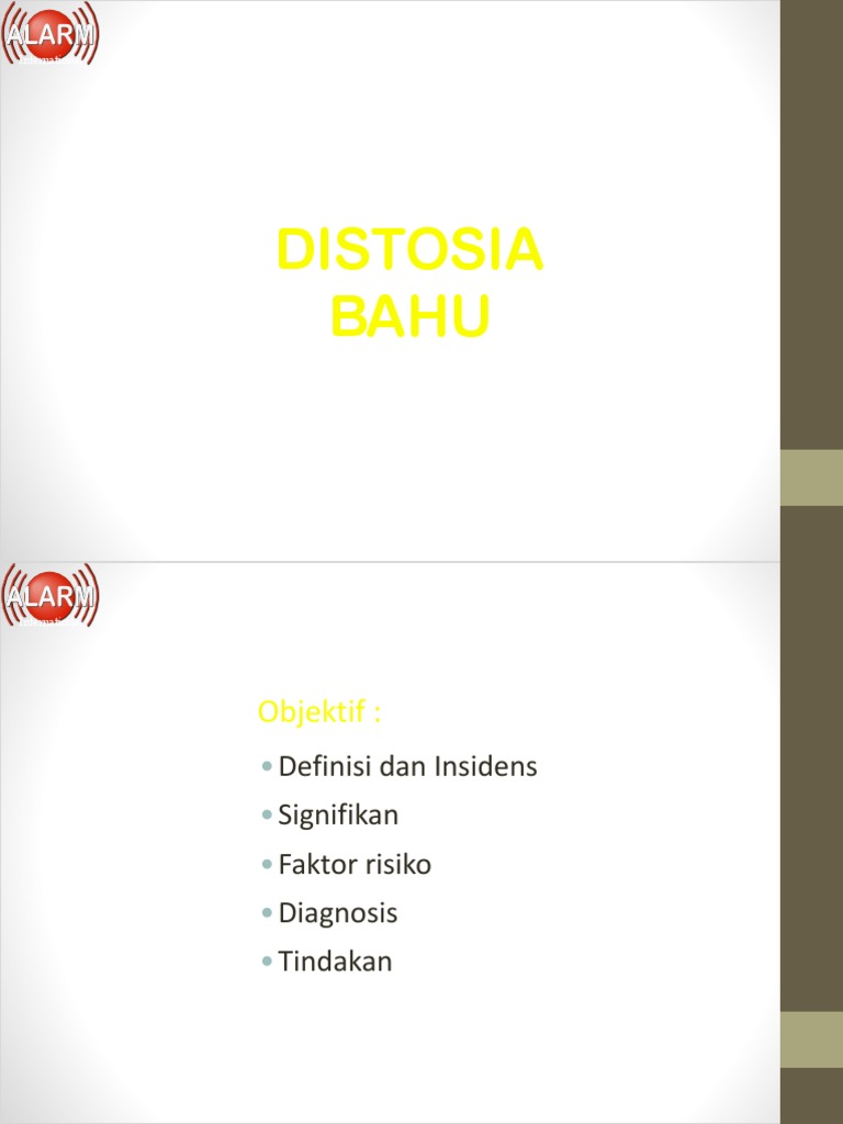 Tatalaksana dan Diagnosis Distosia Bahu | PDF