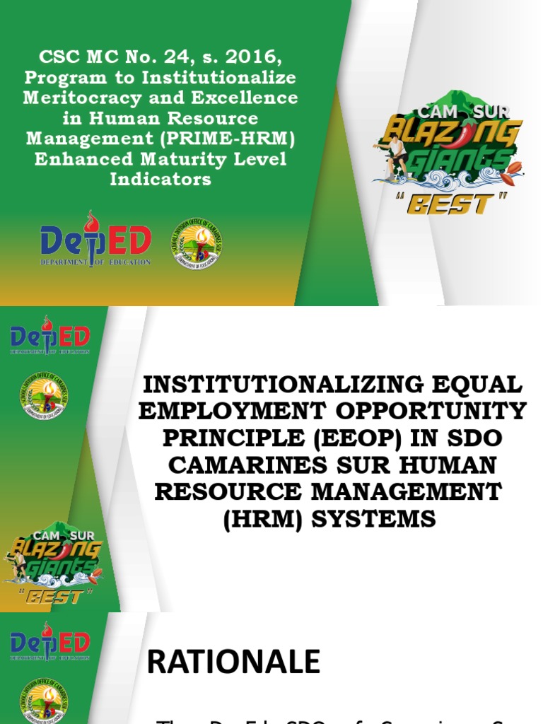3 - Eeop - Prime-Hrm | PDF | Recruitment | Equal Opportunity