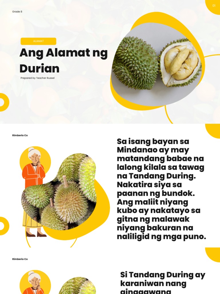 Ang Alamat NG Durian | PDF