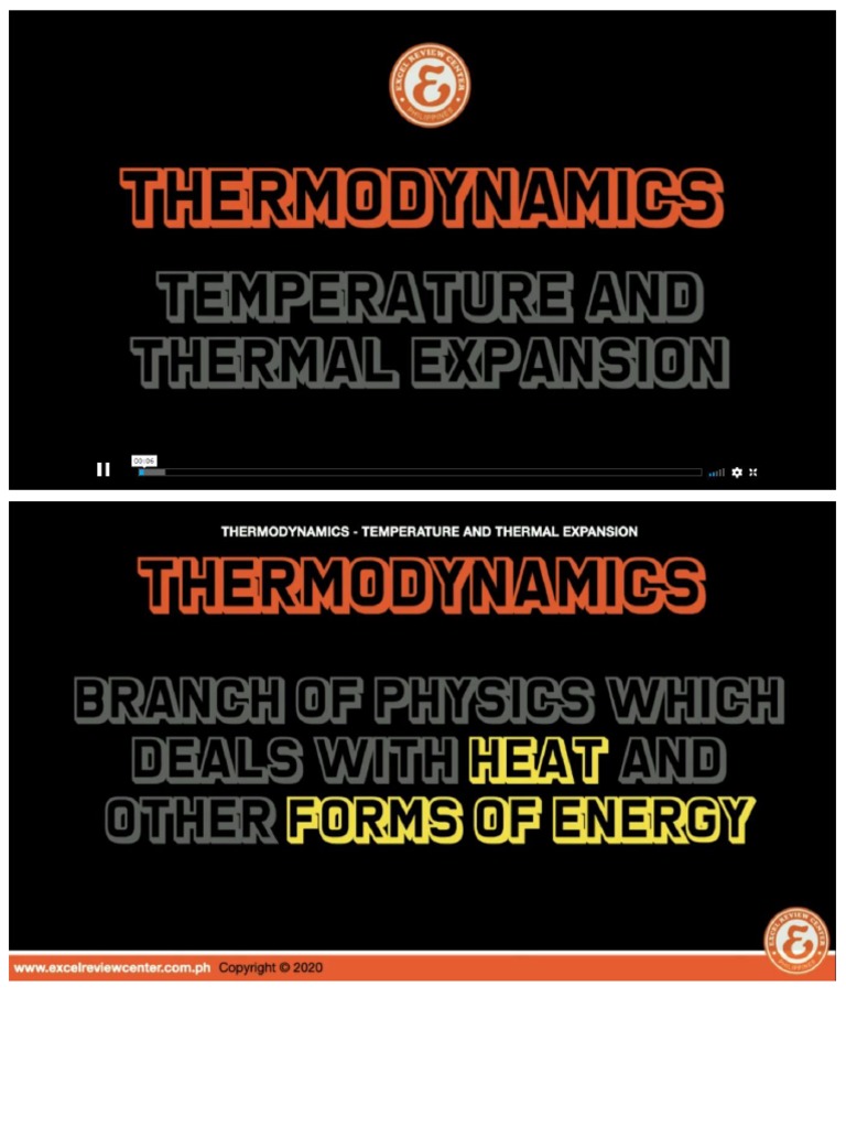 Thermodynamics Animation | PDF