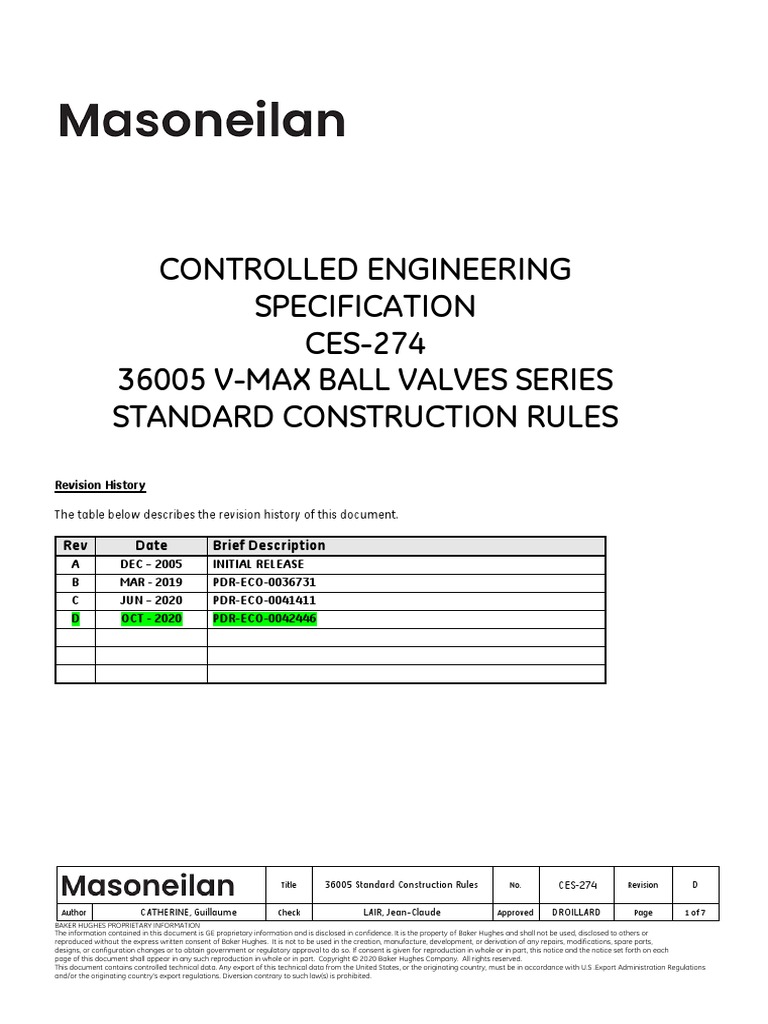 CES-274 - D 36005 Construction Rules | PDF | Specification (Technical ...
