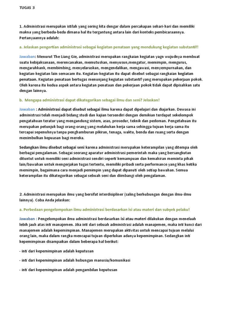 Pengantar Ilmu Administrasi 3 | PDF | Karier & Perkembangan