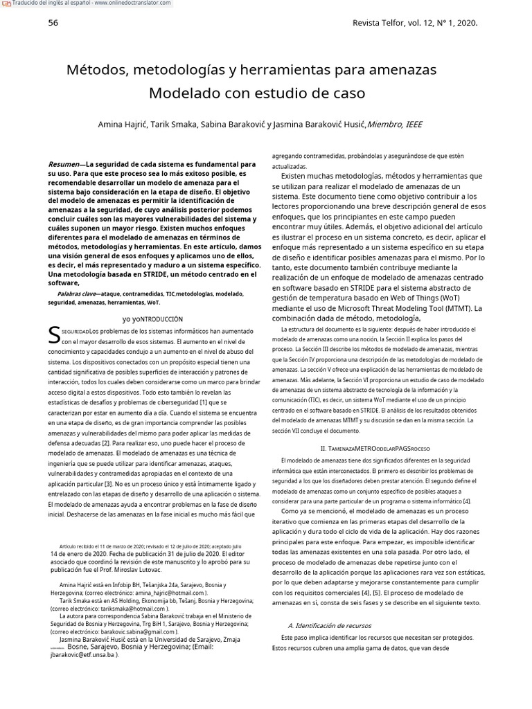 Modelado de Amenazas con STRIDE y MTMT | PDF | Software | Lenguaje de modelado unificado