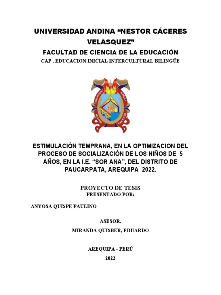 Proyecto de Tesis | PDF | Aprendizaje | Las emociones