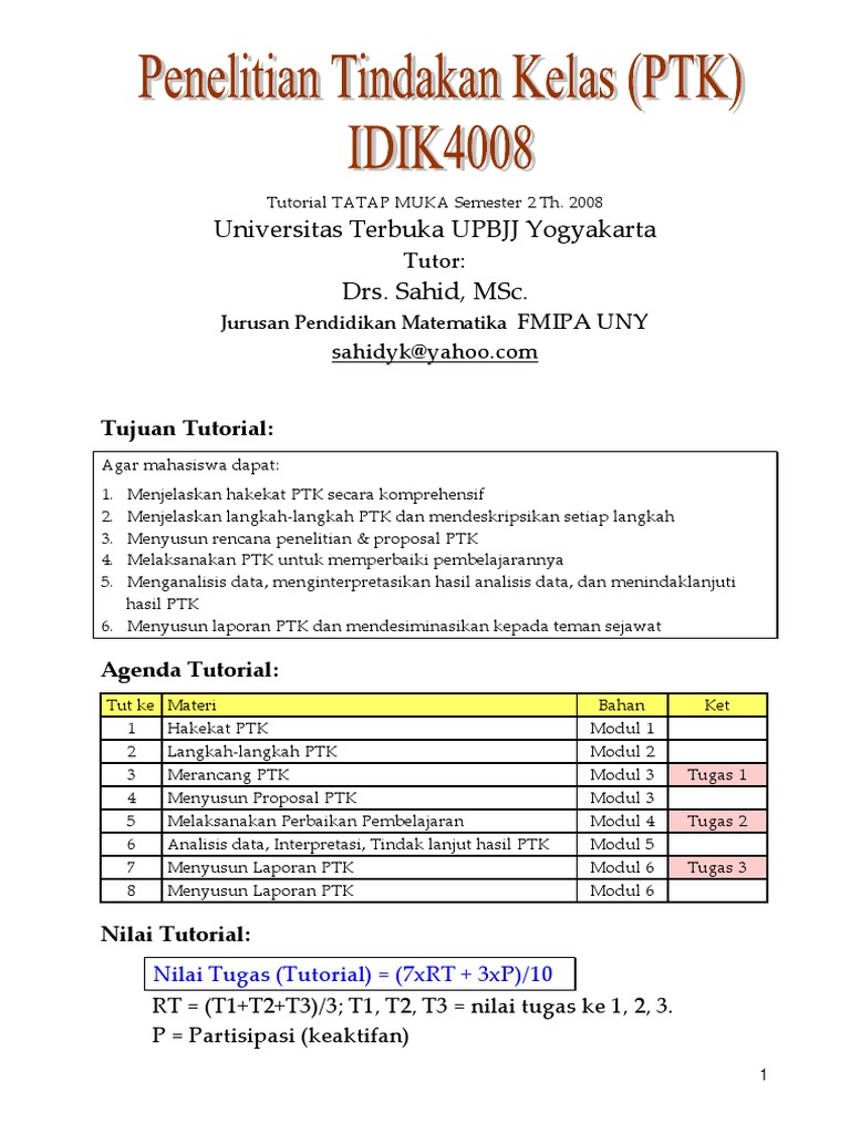 Tutorial Ptk 1 Pdf