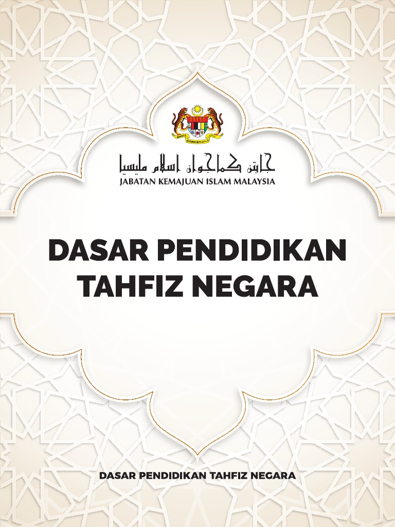 Dasar Pendidikan Tahfiz Negara | PDF