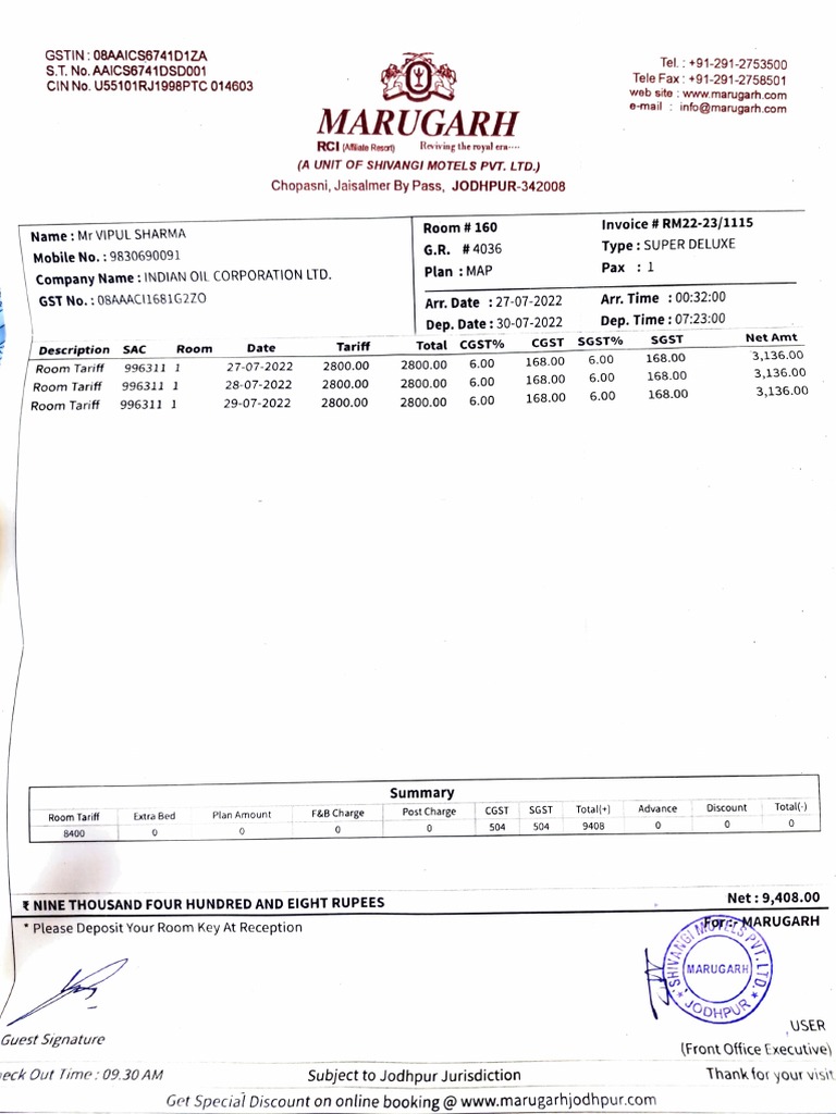 Invoice 27.07-29.07 | Download Free PDF | Payments | Economy Of India