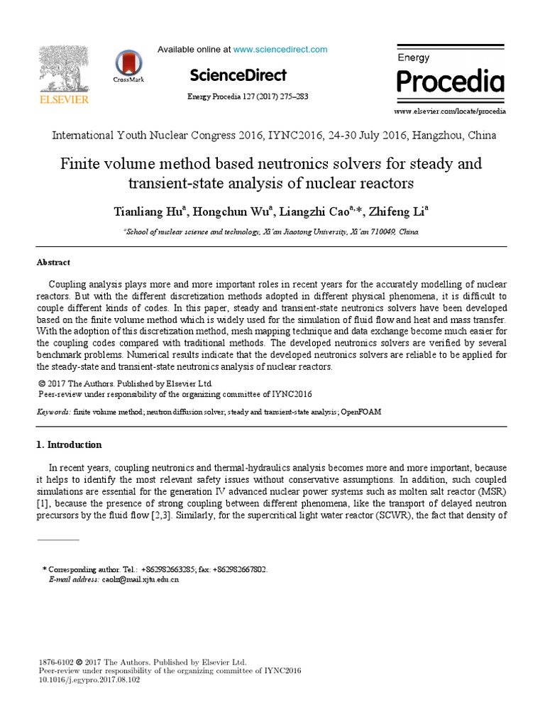 Finite Volume Method Based Neutronic Solvers For Steady And Transient
