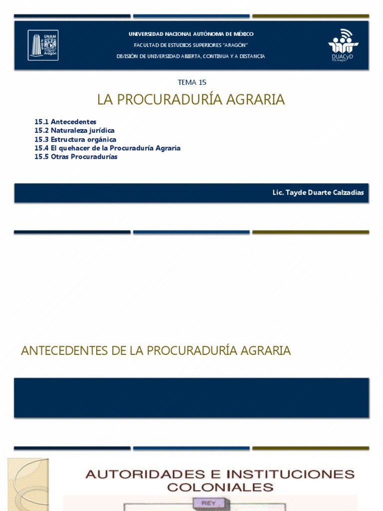 Funciones de la Procuraduría Agraria | PDF | Derecho y economía | Justicia