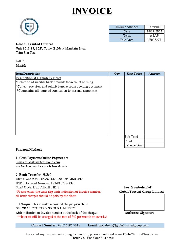 Invoices of GTG Clients | PDF | Cheque | Invoice