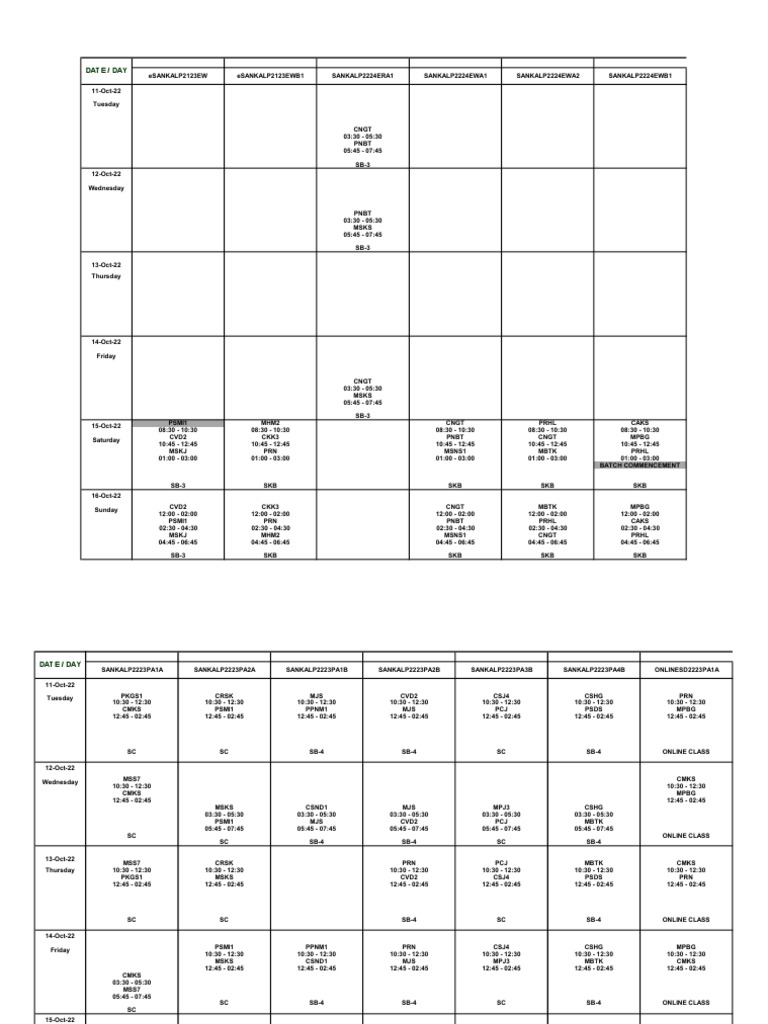 Date Day PDF